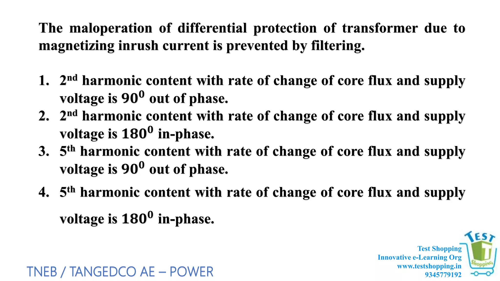 TNEB AE Power System Practice Question Part 1 | PPTX