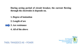 TNEB AE Power System Practice Question Part 1 | PPTX