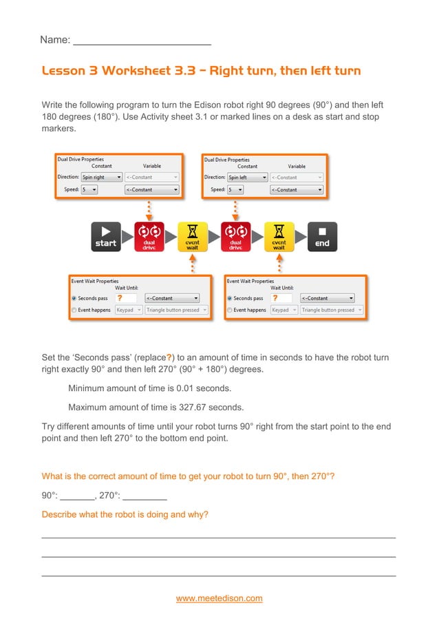 Your ed venture-into-robotics-10-lesson-plans-worksheets | PDF