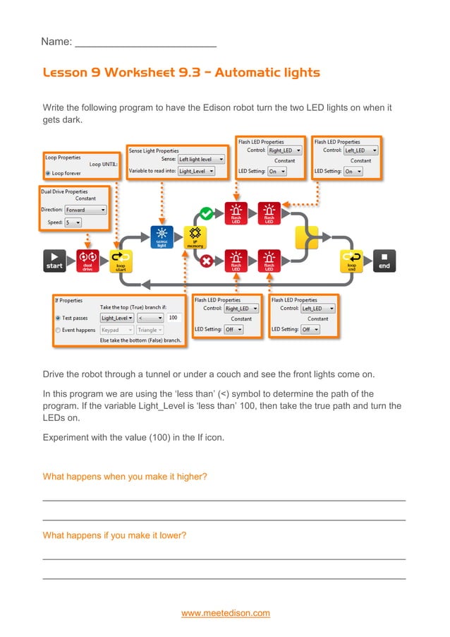 Your ed venture-into-robotics-10-lesson-plans-worksheets | PDF