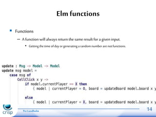 Your first Elm program | PPTX