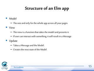 Your first Elm program | PPTX
