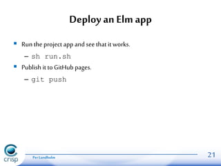 Your first Elm program | PPTX