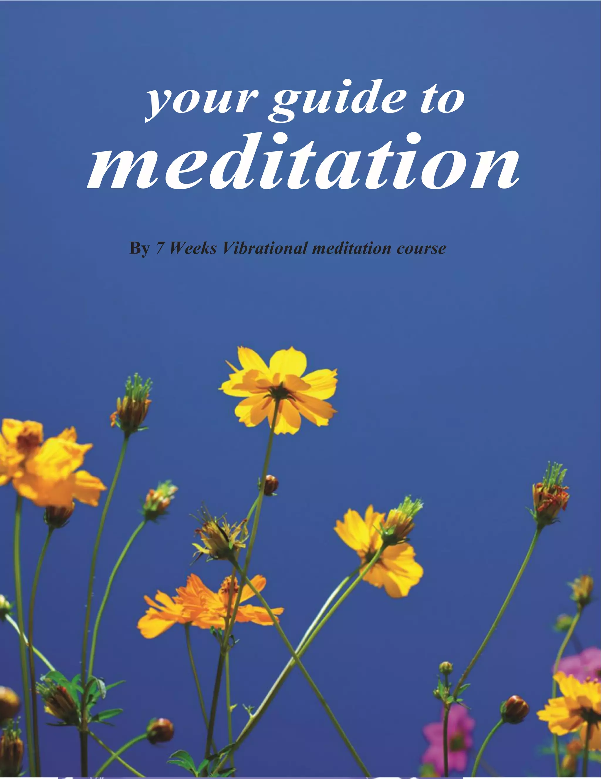 Your guide to meditation | PDF