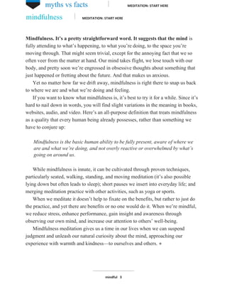 Your guide to meditation | PDF | Brain and Nervous System Disorders ...