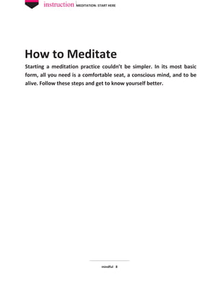 Your guide to meditation | PDF | Brain and Nervous System Disorders ...