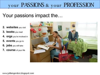 Your Passions & Your Profession | PPT