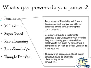 Your Superpowers | PPT