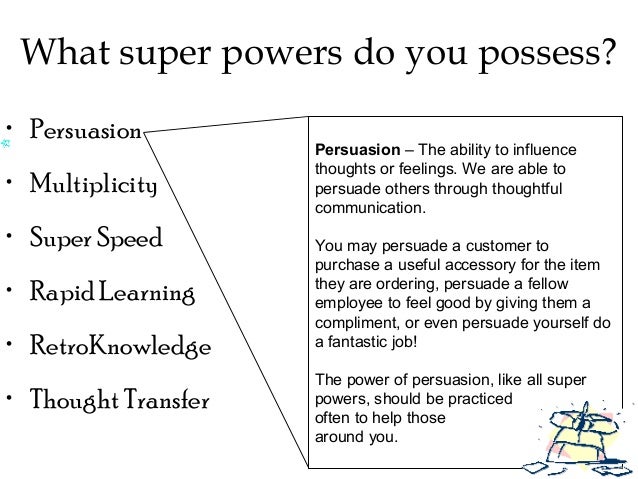 Your Superpowers