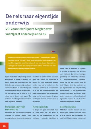 Your Talent Onderwijs: over eigentijds onderwijs en jong talent | PDF