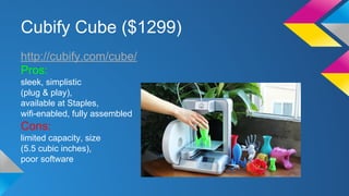 Your 3D Printing Options | PPT | Free Download