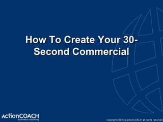 Your 30 second elevator pitch | PPT