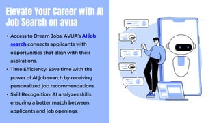 Your AI Job Search - avua | PPTX