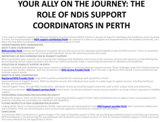 YOUR ALLY ON THE JOURNEY THE ROLE OF NDIS SUPPORT COORDINATORS IN PERTH.pptx