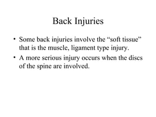 Lifting and Your Back | PPT