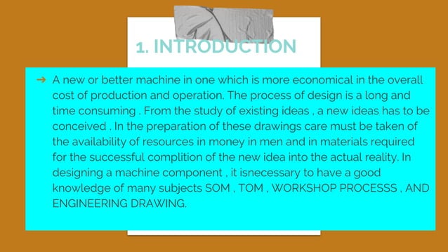 Introduction to machine design |1st unit| | PPTX