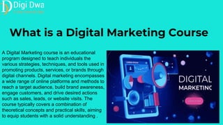 Advance Digital Marketing Course | PPTX | Marketing and Advertising | Business