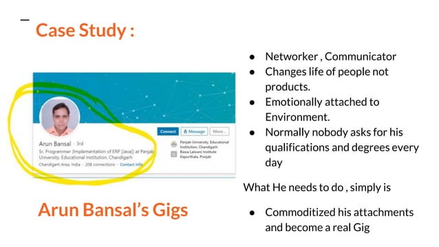 Gig Based Career Options in Pandemic | PPT