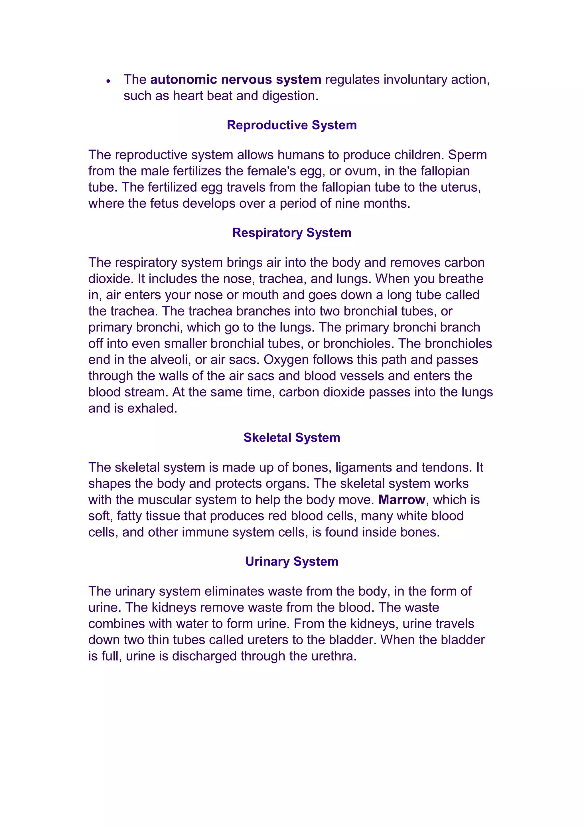 Your body's systems | PDF