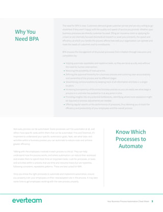 Your Business Process Automation Cheat Sheet | PDF