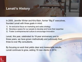 Your Career and Lenati | PPT