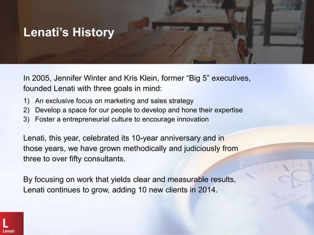 Your Career and Lenati | PPT