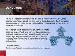 Your Career and Lenati | PPT