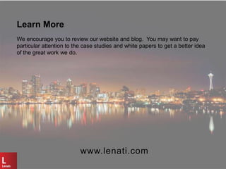 Your Career and Lenati | PPT