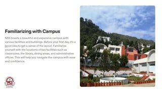 Your Checklist for the First Day at Mussoorie International School | PPTX