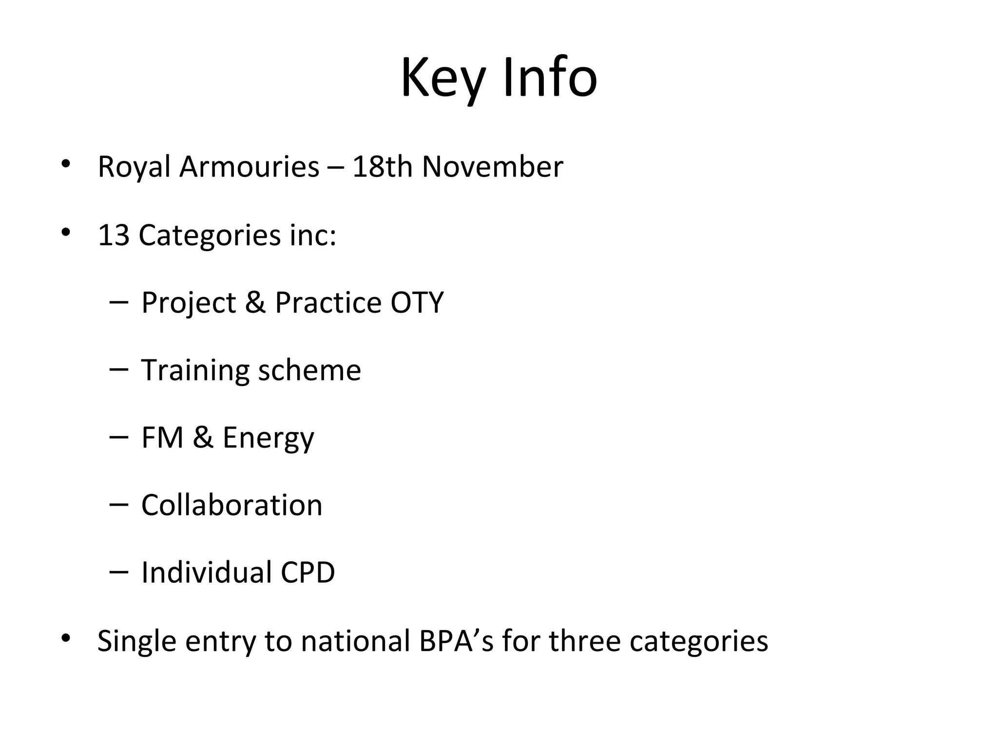 CIBSE Yorkshire Awards | PPT