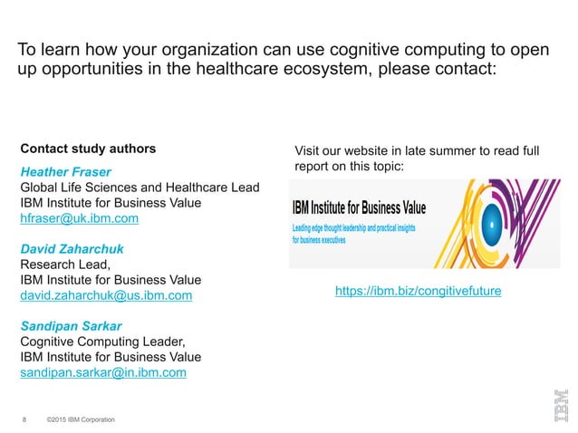 Your cognitive future: How next-gen computing changes the way we live and work | PPT