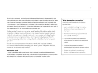 Your Cognitive Future in the Retail Industry | PDF