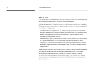 Your cognitive future in retail industry | PPT