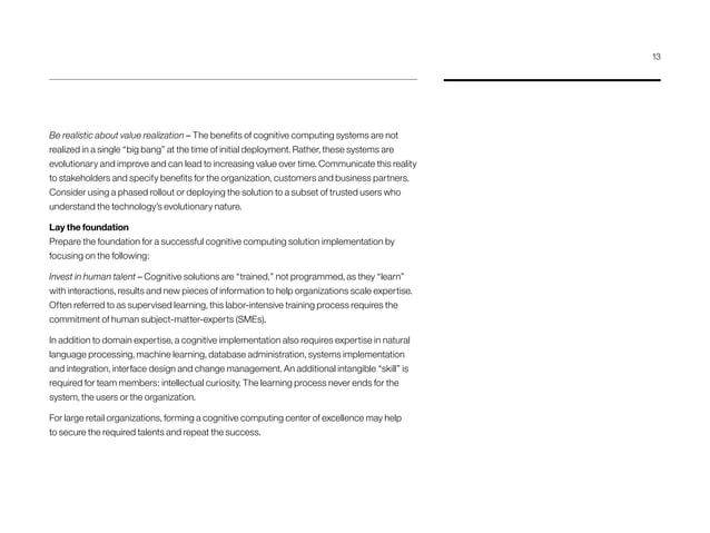 Your cognitive future in retail industry | PPT