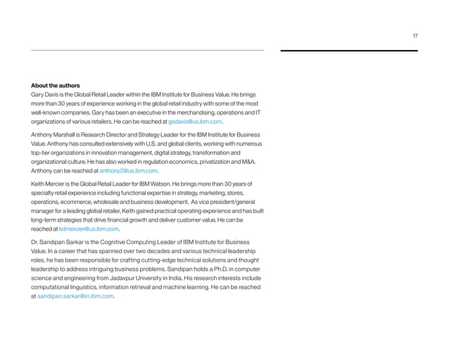 Your cognitive future in retail industry | PPT