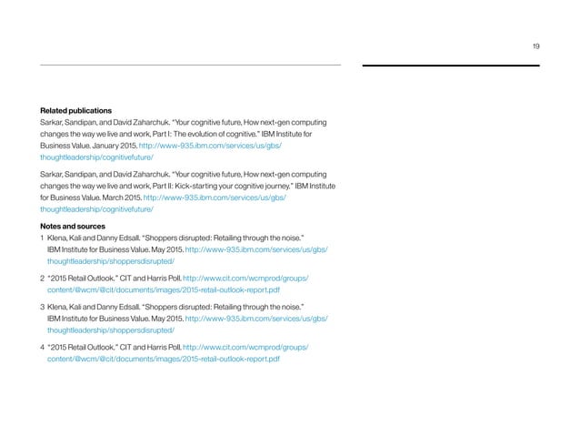 Your cognitive future in retail industry | PPT