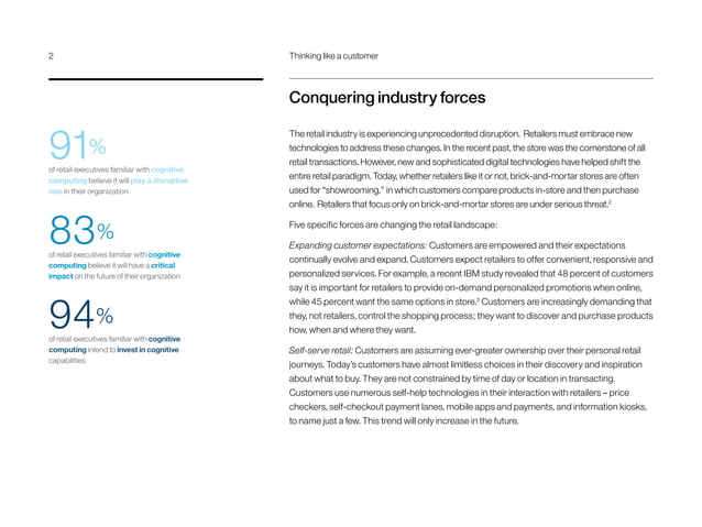 Your cognitive future in retail industry | PPT