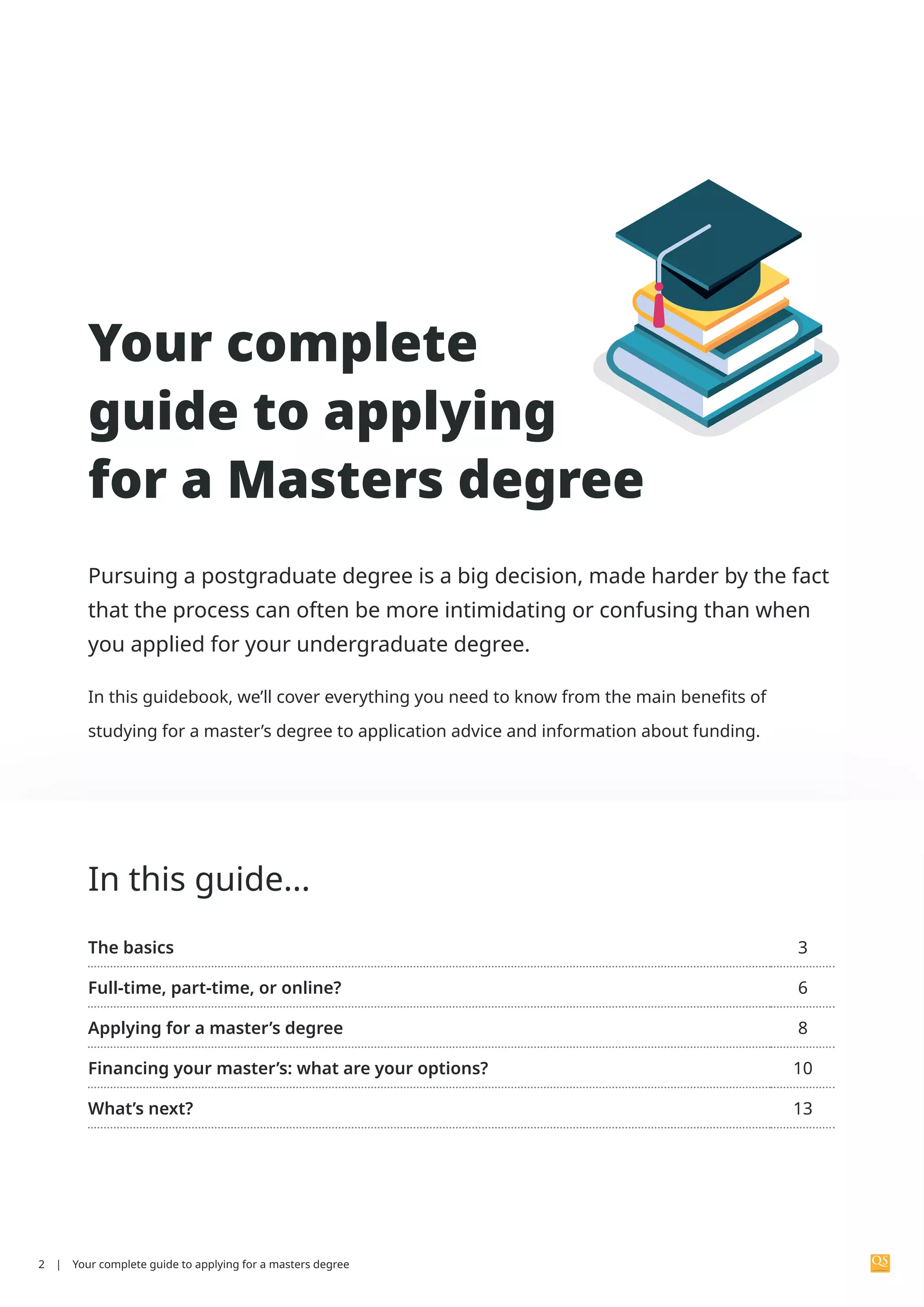 Your complete guide to applying for a masters degree | PDF