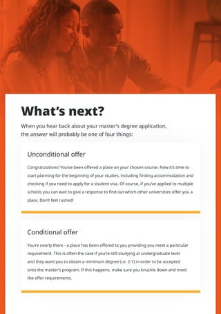 Your complete guide to applying for a masters degree | PDF