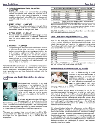 Your Credit Score | PDF | Home Financing | Personal Debt