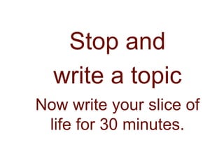 Your Daily Write | PPT