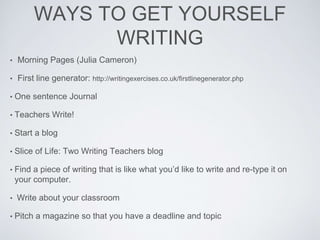 Your Daily Write | PPT