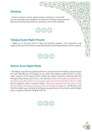 How to spend Your day in ramadan | PDF