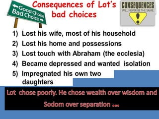 Your decision defines you lifeclass week 7 | PPTX