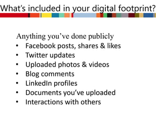 Your digital footprint | PPTX