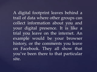 Your Digital Footprint | PPTX