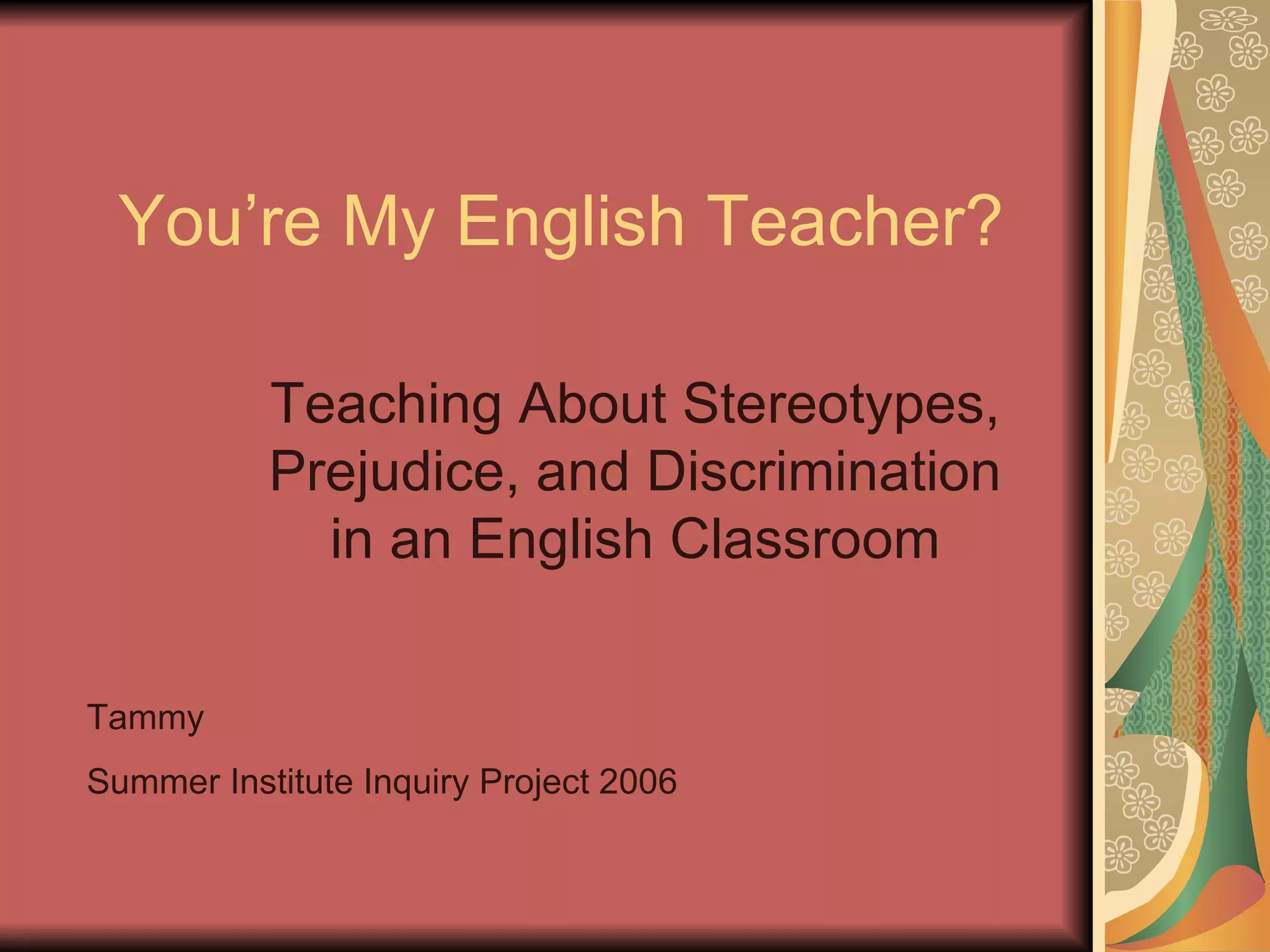Youre My English Teacher Tammy 2006 | PPS