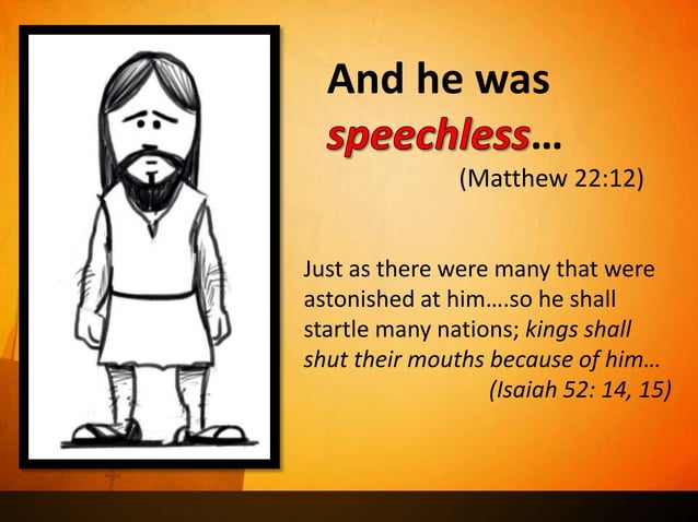 You're Invited | A Sermon for Lent from Matthew 22:1-14 | PPT