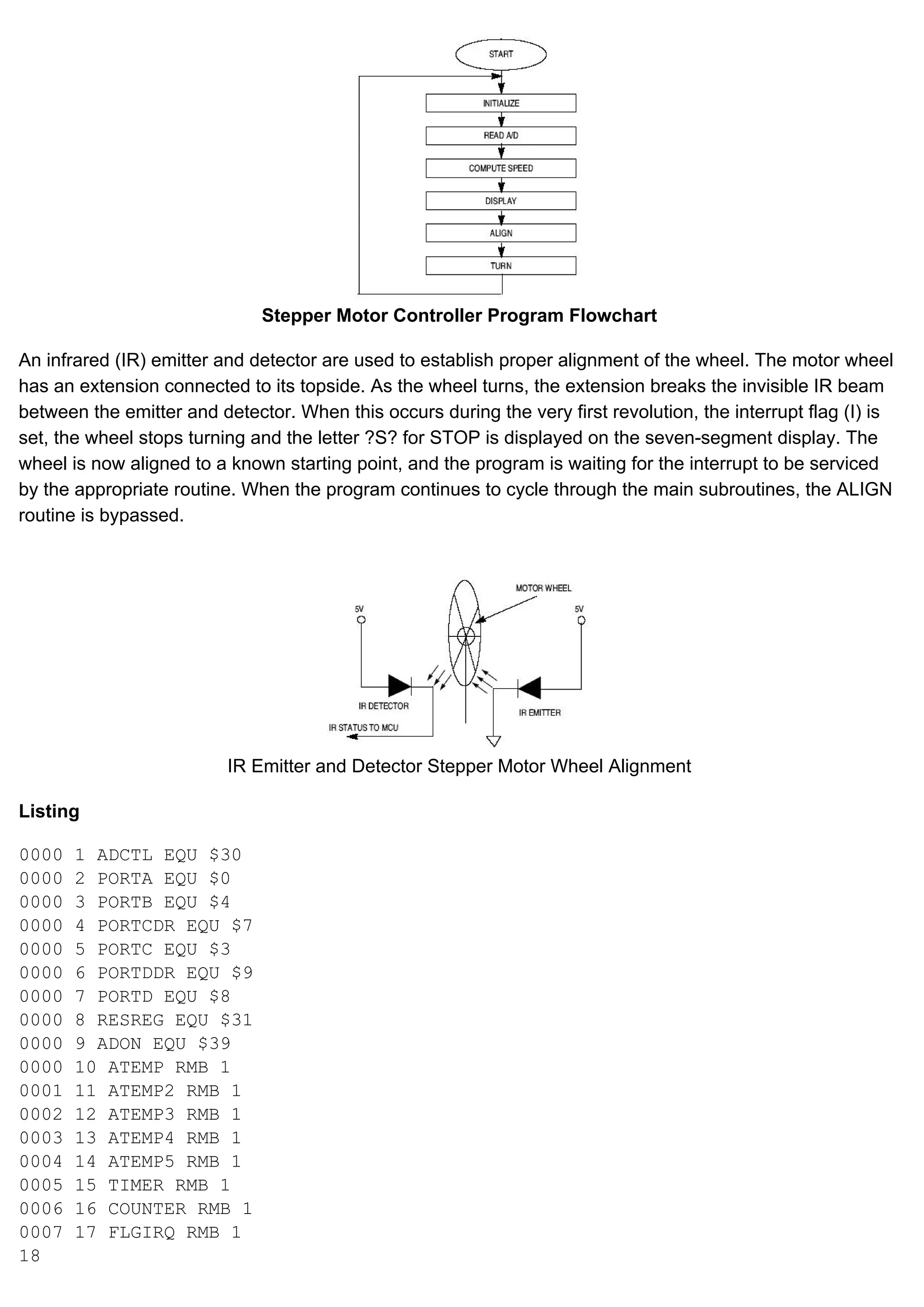 Howto Design a Stepper Motor System Using an 8-bit Freescale microcontroller MCU - MC68HC11E9 | PDF