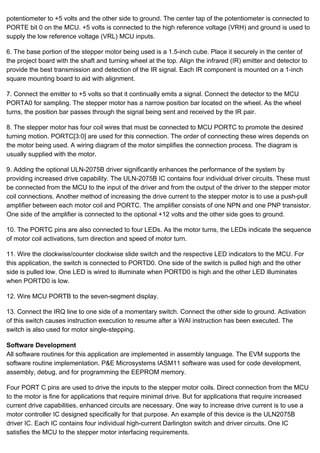Howto Design a Stepper Motor System Using an 8-bit Freescale microcontroller MCU - MC68HC11E9 | PDF